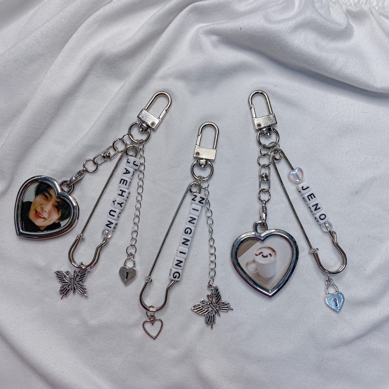 (EANYCHIZU) Custom keychain heart frame | Shopee Malaysia