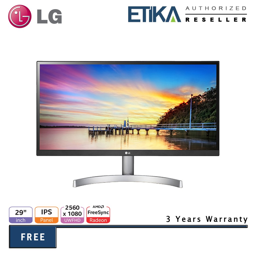 Lg 29wk600 29" ips 21:9 ultrawide wfhd hdr10 75hz freesync monitor with ...