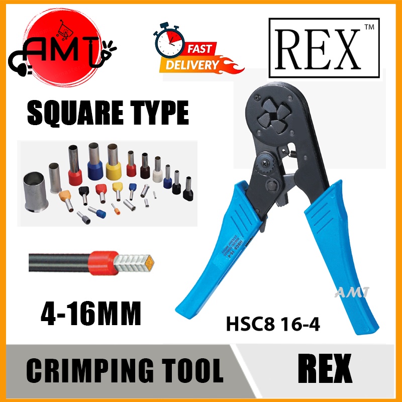 REX CABLE LUG CRIMPING TOOL HEAVY DUTY HSC8 16-4 | Shopee Malaysia