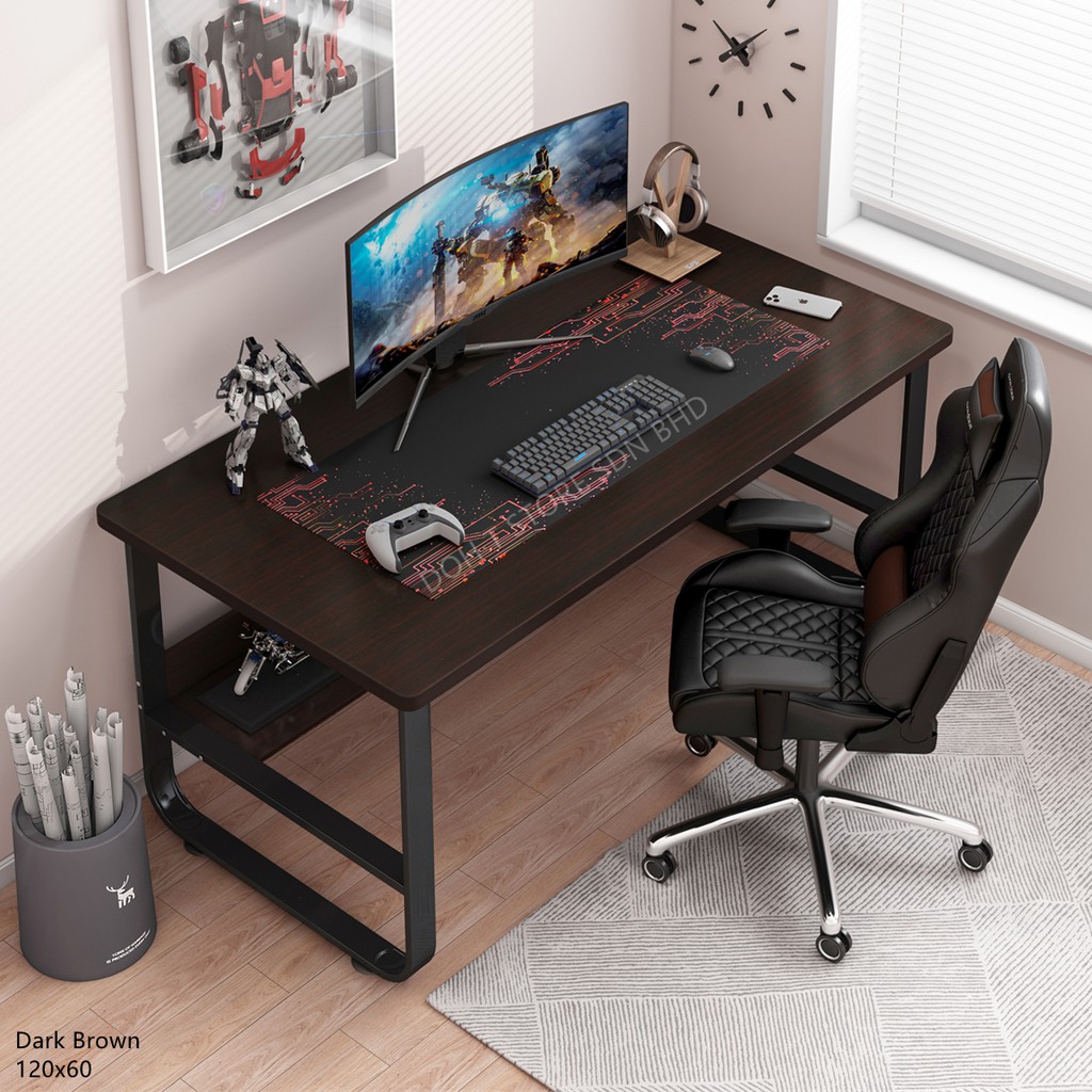 Modern Home Office Table Study Table 120x60cm Living Room Wood Table ...