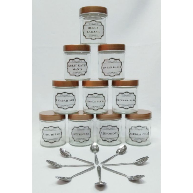 Botol Garam, Bekas Botol Rempah,Botol Kunyit, Free Gift Sudu, Botol ...