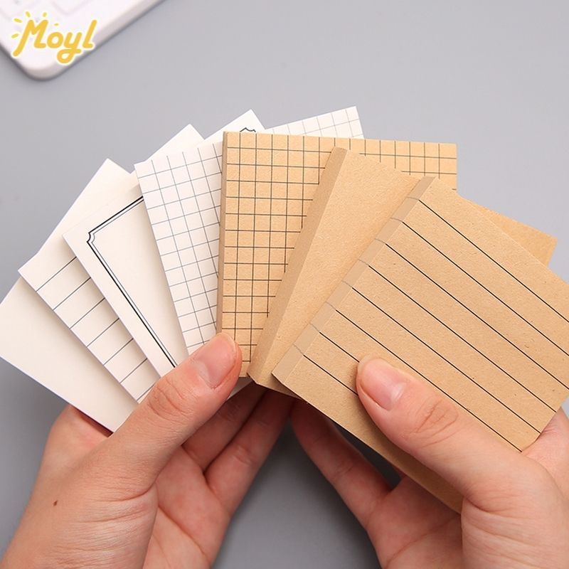 Sticky Notes INS Student Horizontal Line Office Small Grid Message Memo ...