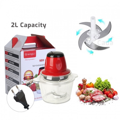 Plastic Electric Meat Grinder Kitchen MultiFunction Food Blender ...