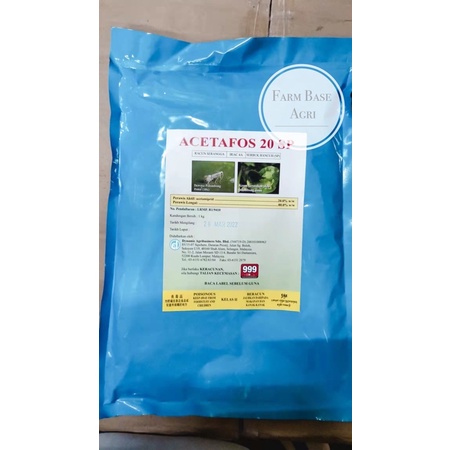 1KG ACETAFOS ACETAMOS 20 SP / RACUN SERANGGA UNTUK ULAT PELAMBONG DAUN | Shopee Malaysia