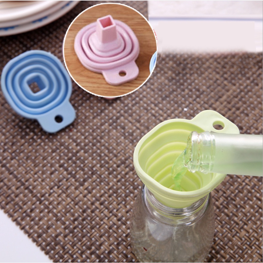 Foldable Funnel Oil Funnel Colourful Kitchen Ware Water Funnel Cooking ...