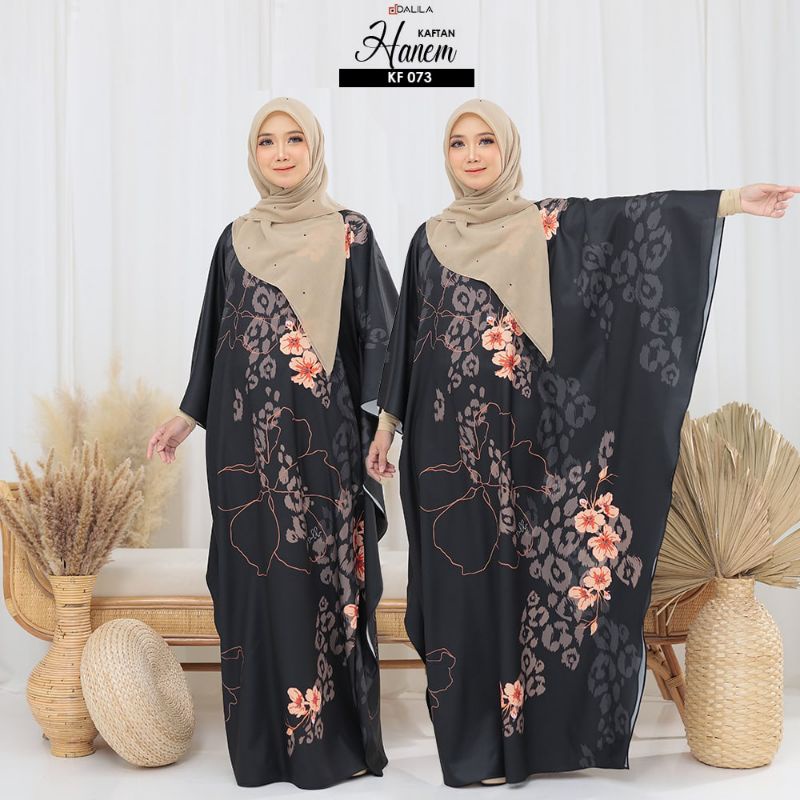KAFTAN HANEM BERCORAK BAJU KAFTAN CUSTOM PRINT COMOCREPE BAJU KELAWAR ...