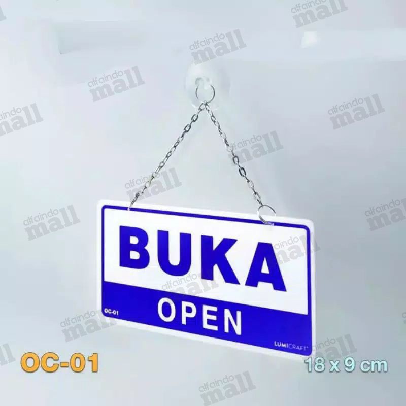 Acrylic sign open close Acrylic Board open close 18x9 cm | Shopee Malaysia