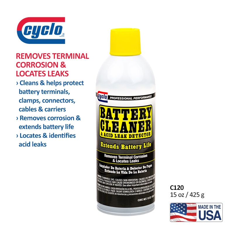 Cyclo Battery Cleaner And Acid Leak Detector (C120) | Shopee Malaysia