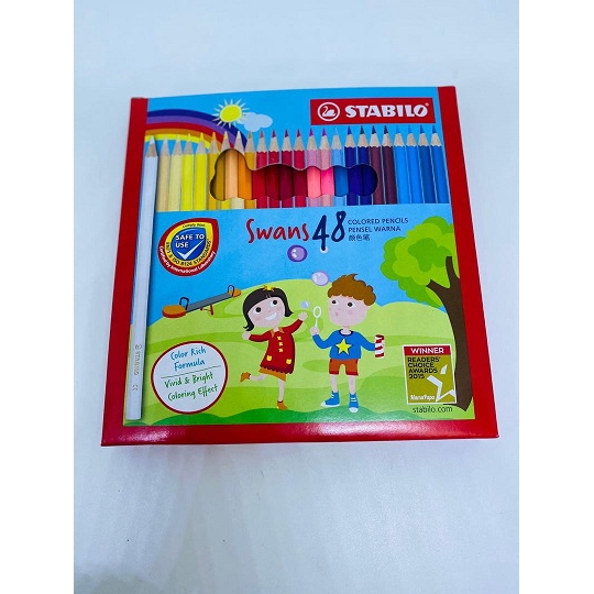 Stabilo Swans 48 Colored Pencils | Shopee Malaysia