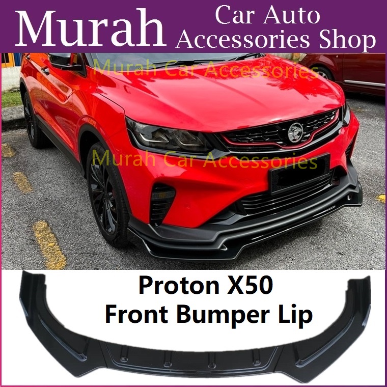 PROTON X50 Front Lip Front Bumper Lip Bodykit Sporty 1set 3pcs | Shopee ...