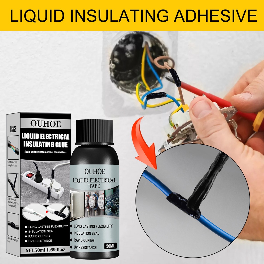 New 50ml Insulation Electrical Sealant Liquid Tape Paste Waterproof ...