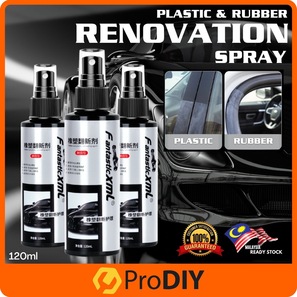 FANTASTIC XML 120ml Rubber & Plastic Renovation Spray Skirting Car ...