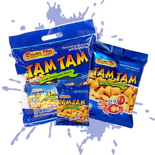 Snek Ku Tam Tam Crab Flavoured Snack Family Pack Jajan 8X25G | Shopee ...