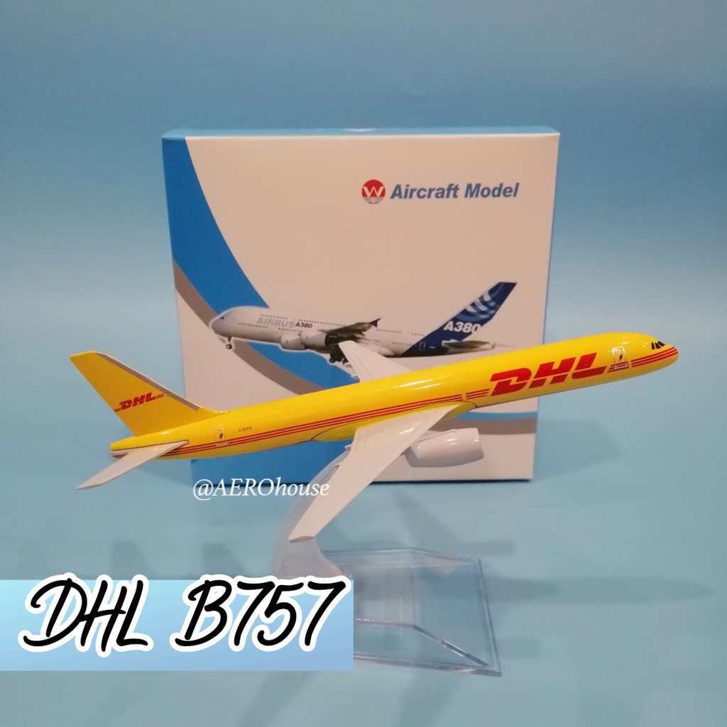 Latest Aeroplane/107 Aircraft Model- DHL Express B757 in yellow color ...