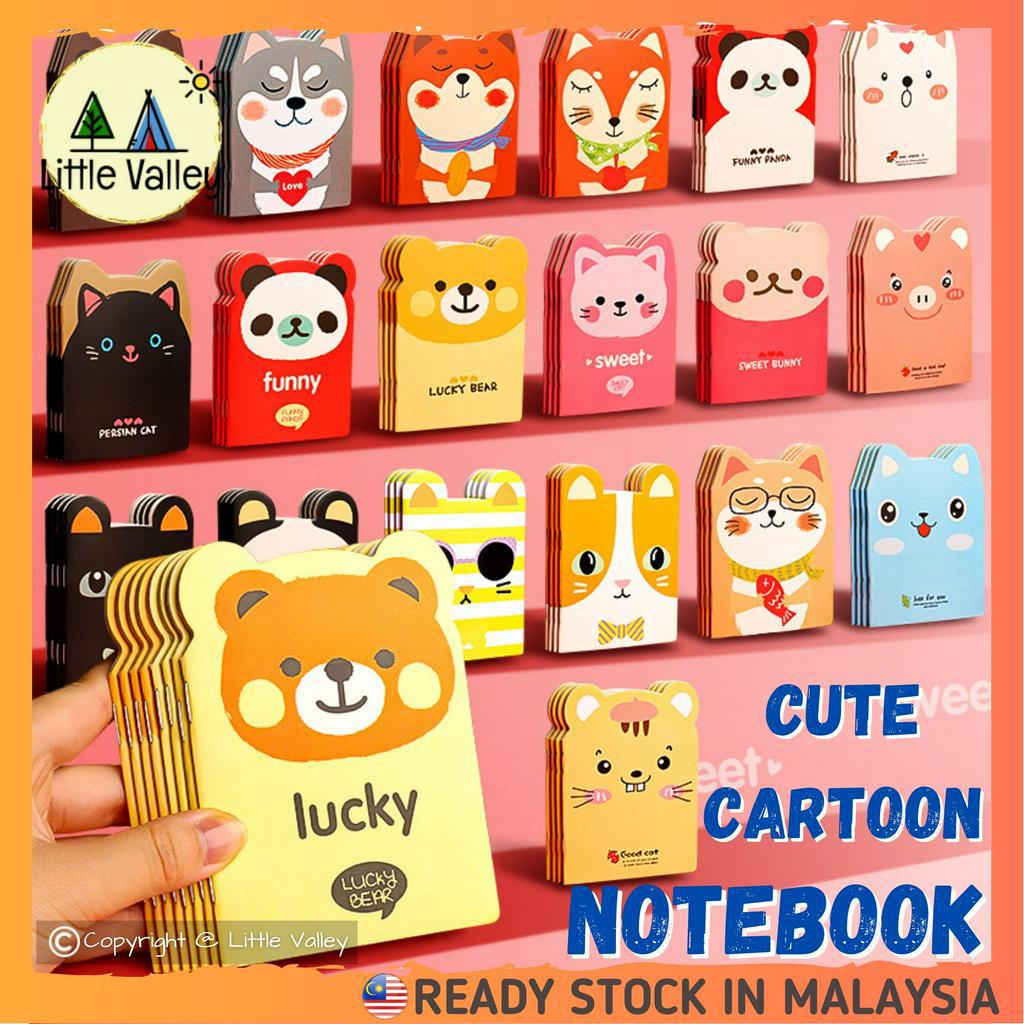 Cute Cartoon School Supplies Stationery Notebook Cute Notepad Memo Book ...