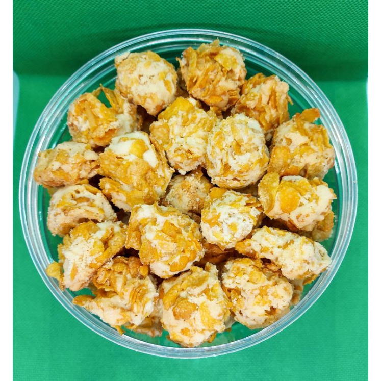Golden Cornflakes Cookies 2022 | home made | kuih raya sedap | Shopee ...