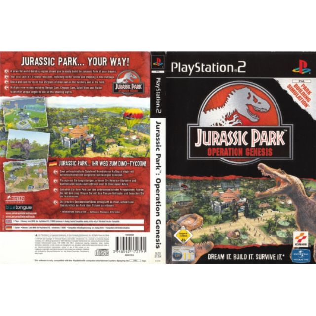 PS2 GAME COLLECTION (Jurassic Park: Operation Genesis) | Shopee Malaysia