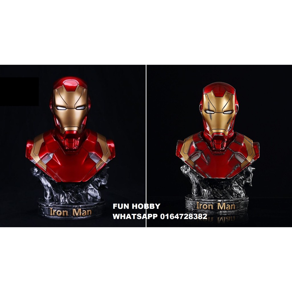 Marvel Avengers 1/2 Iron Man Mark 46 Bust mk46 | Shopee Malaysia