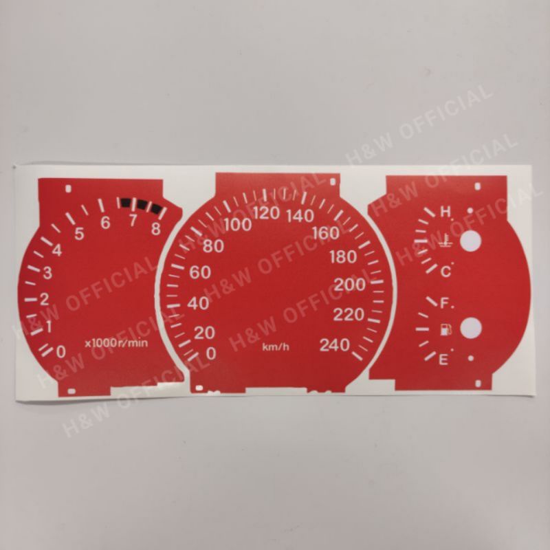 Sticker Meter Proton Wira Red Black White Design Limited Stock | Shopee ...