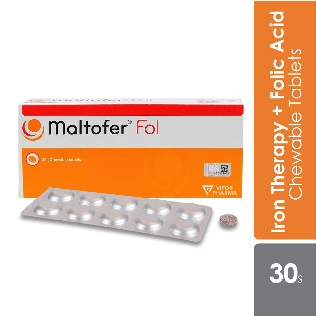 Maltofer Fol Chewable Iron & Folic Acid (30 Pcs) | Shopee Malaysia