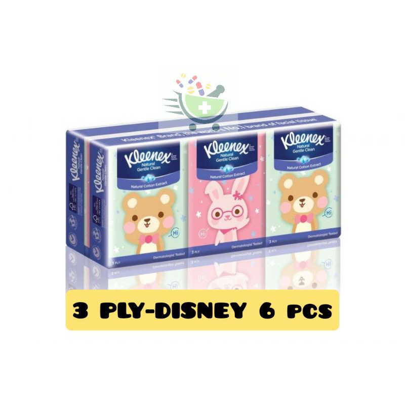 Kleenex UltraSoft Pocket Tissue Disney Collection(9sheets x 6packs ...