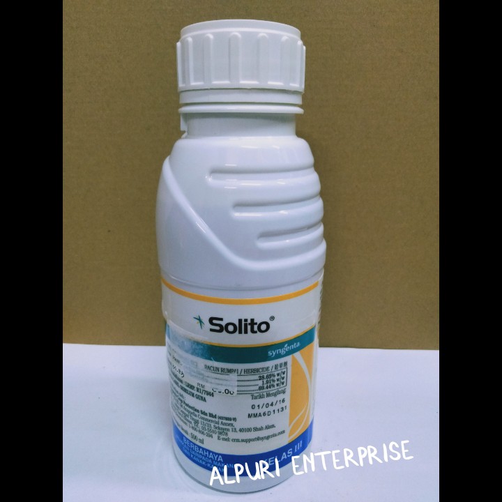 SOLITO 500ML RACUN RUMPAI RACUN RUMPUT HERBICIDE | Shopee Malaysia