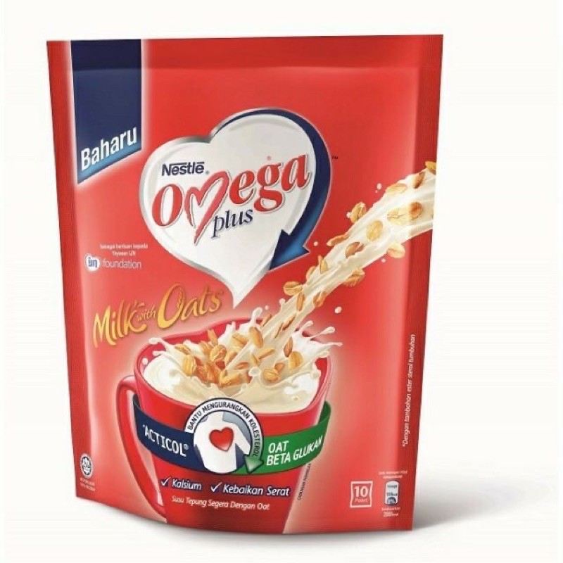 Nestle Omega Plus with Oats (42g x 10s) | Shopee Malaysia
