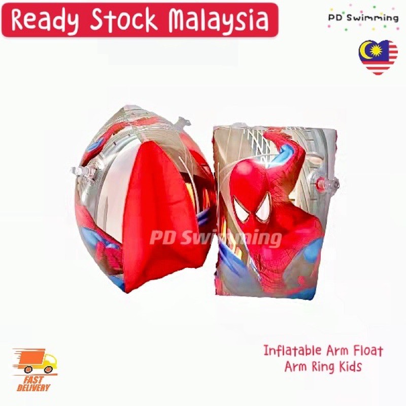 [Ready Stock]Spider Man kids Inflatable Arm Float Arm Ring Swimming ...