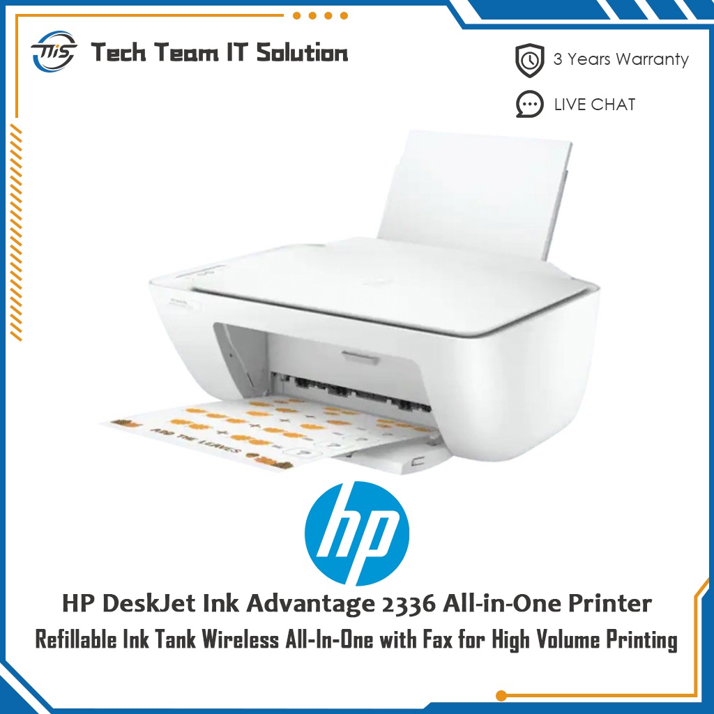 HP DeskJet Ink Advantage 2336 All-in-One Printer | Shopee Malaysia