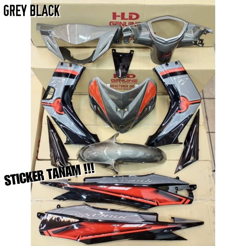 COVER SET LC135 V1 SPARK THAILAND HLD LC V1 (STICKER TANAM) | Shopee ...