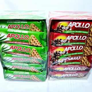 Apollo Waffles ( Chocolate / Pandan Creamed Waffle ) | Shopee Malaysia