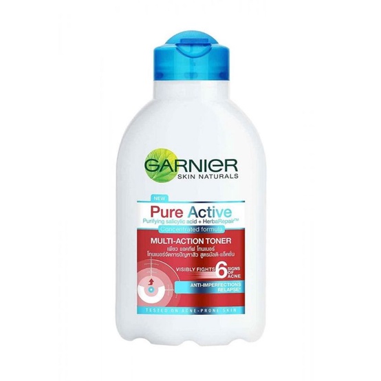 Garnier Pure Active Multi-Action Toner for Acne-Prone and Oily Skin ...