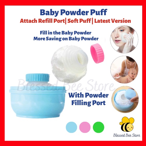Baby Powder Case Baby Powder Puff Refill Box Baby Puff Powder Baby ...