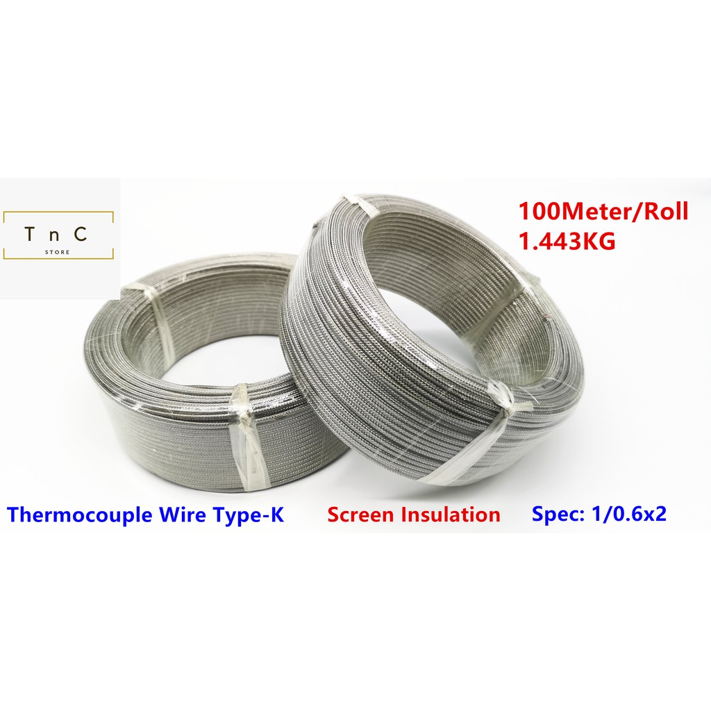 Thermocouple Wire Type-K TC Wire Screen Cable Multi-core Thermocouple ...