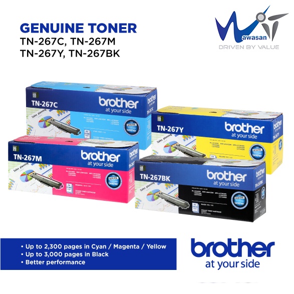 BROTHER TN-267 TONER GENUINE (FULL SET) | Shopee Malaysia