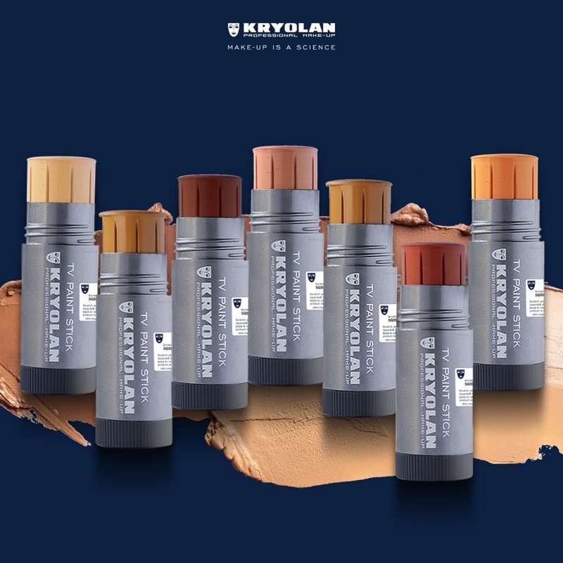 Kryolan Professional Makeup Tv Paint Stick💯 Authentic 25gms Full Size ...