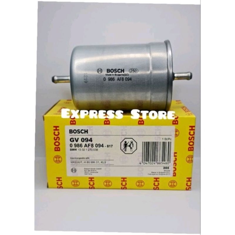 BOSCH Gasoline Fuel Filter (Petrol) Mercedes Benz C-Class W202, E-Class ...