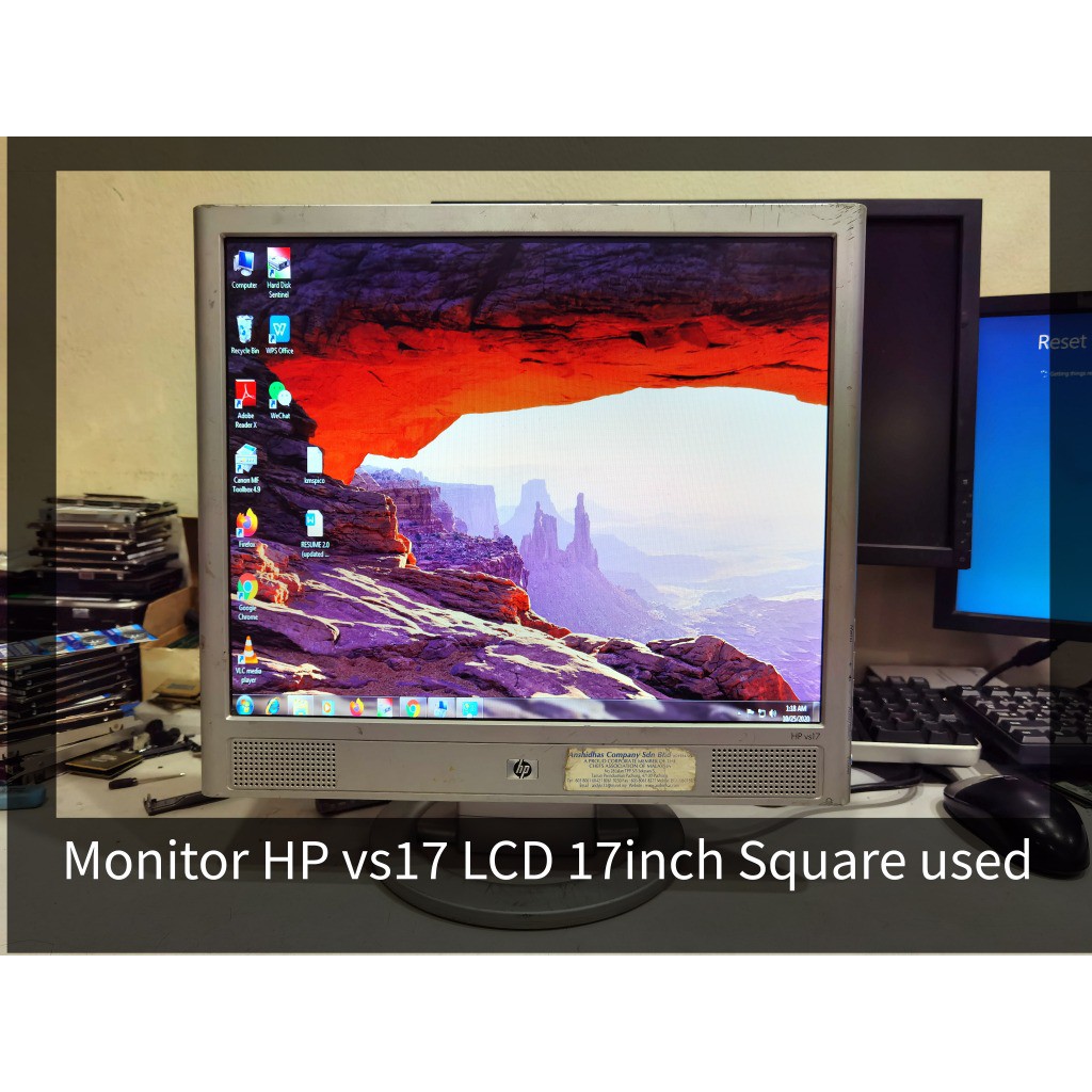 Monitor HP vs17 LCD 17inch Square used | Shopee Malaysia