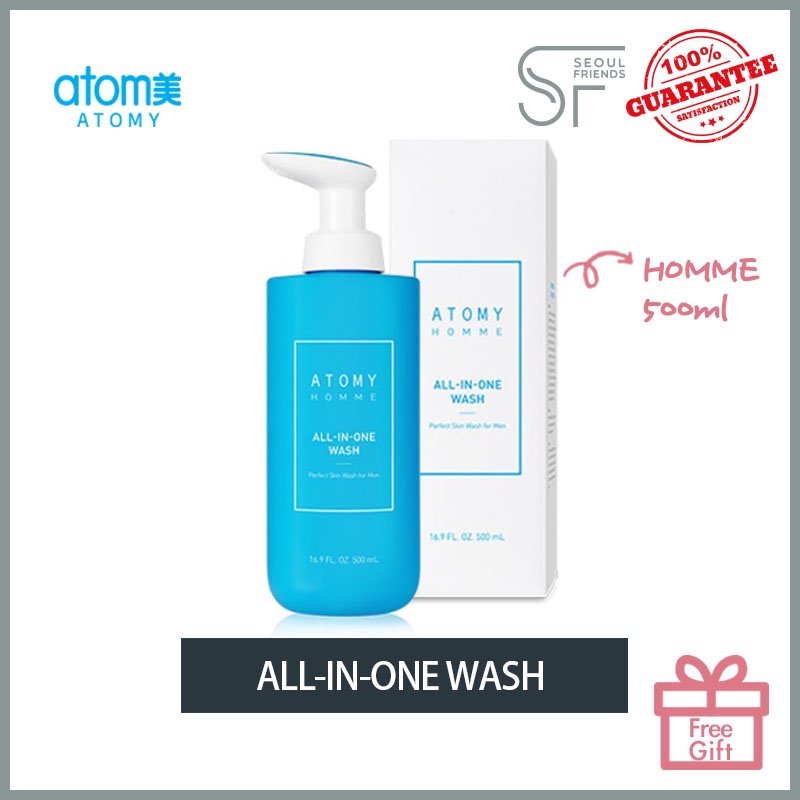 [Atomy] Homme all-in one wash - 500ml +Free Gift | Shopee Malaysia