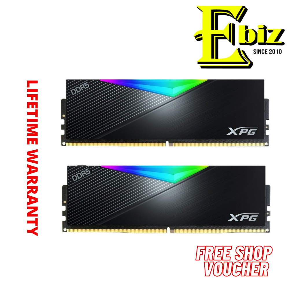 XPG LANCER RGB 32GB DDR5 5200MHZ | 6000MHZ GAMING DESKTOP RAM | 16GB X ...