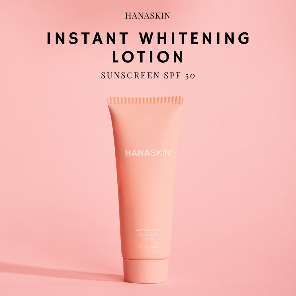 HANASKIN Sunscreen Whitening Lotion Spf 50 PA++++ | Shopee Malaysia