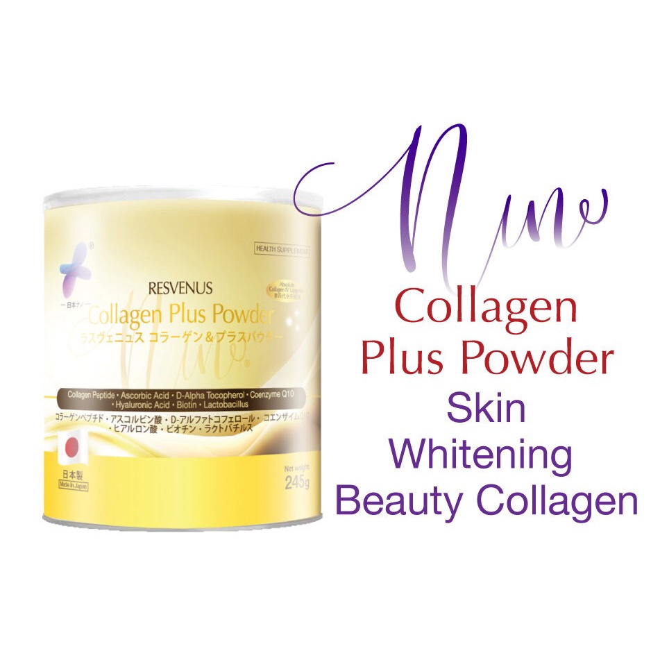(NEW- IV) Original NANO JAPAN RESVENUS Collagen+Plus Powder - 245g | Shopee Malaysia