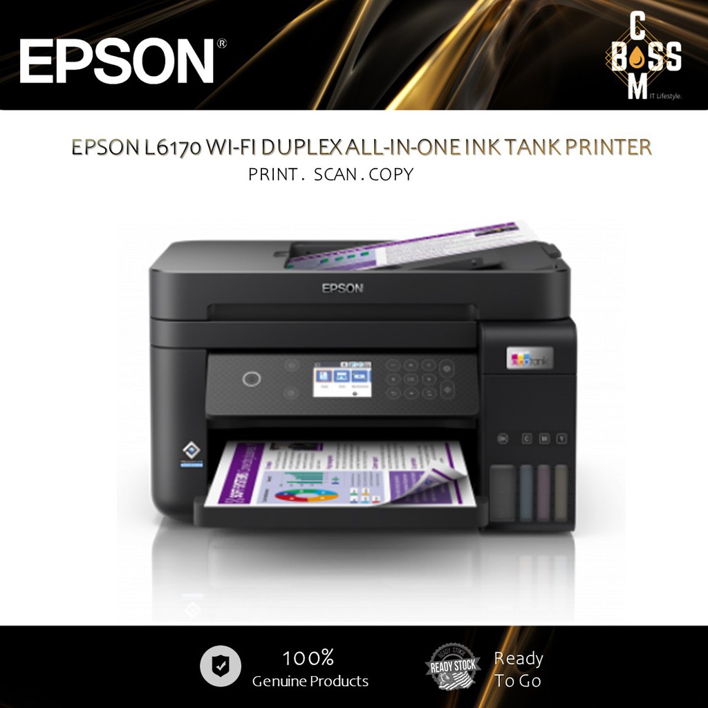 *HOT MODEL* EPSON L6170 WI-FI DUPLEX ALL-IN-ONE INK TANK PRINTER ...