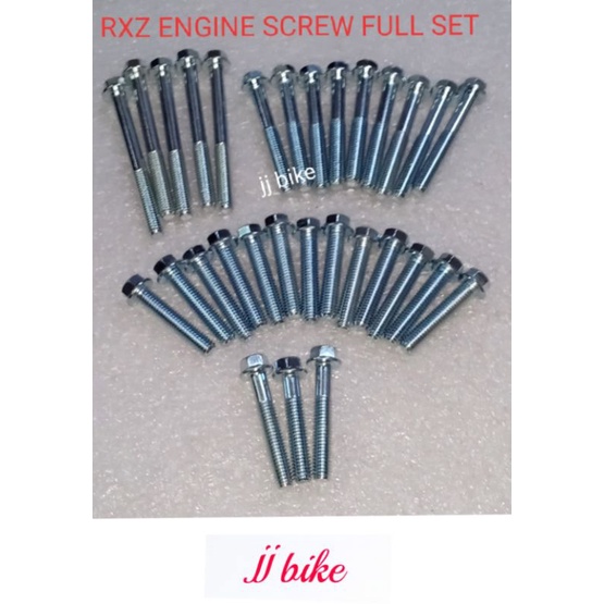 RXZ ENGINE SCREW COMPLETE SET ( screw full engine ) | Shopee Malaysia