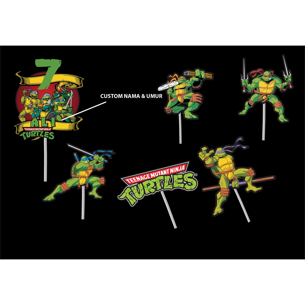 Ninja Turtle Cake Topper | Shopee Malaysia