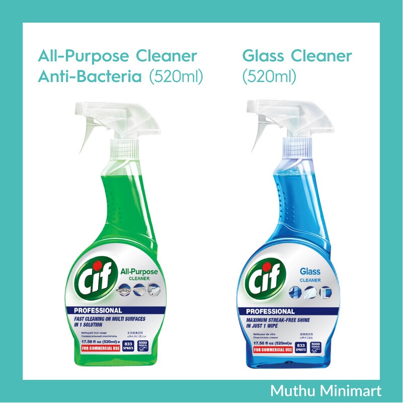CIF | All Purpose Cleaner Floor Kitchen Toilet Glass Cleaner 520ml ...