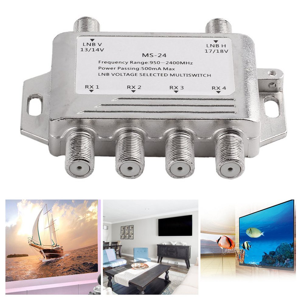 New hotmini 2x4 js-ms24 satellite signal multiswitch lnb voltage ...
