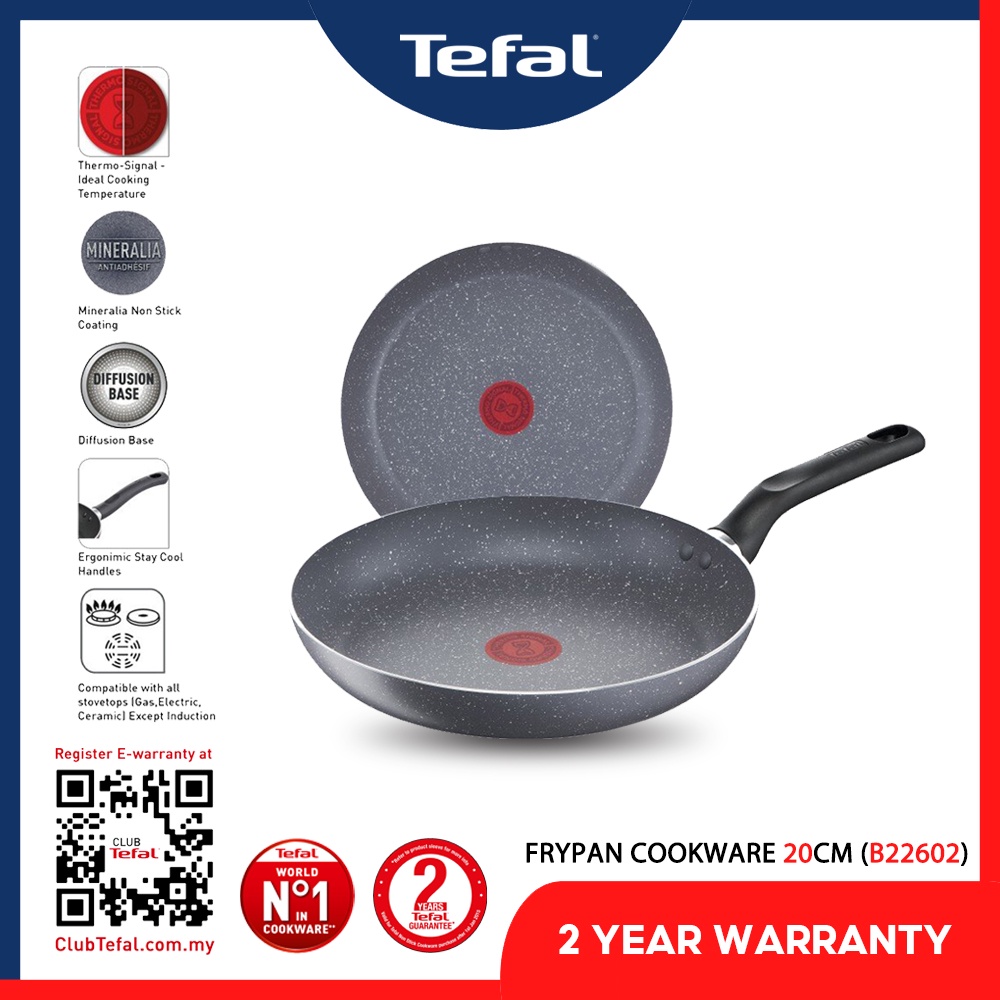 Tefal Natura 20cm/24cm/28cm/32cm (Frypan/Deep Frypan) Cookware Periuk Pot Pan Wok Kuali - ODOSO ...