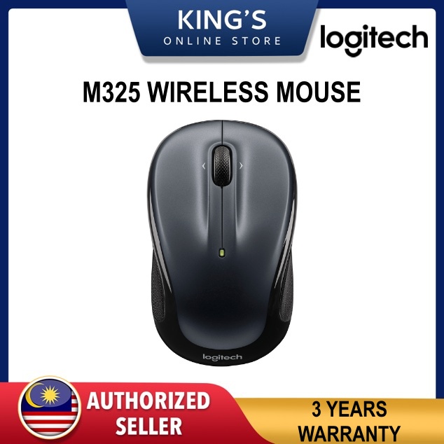 LOGITECH M325 WIRELESS MOUSE WITH UNIFIYING RECEIVER ( DARK GREY ...