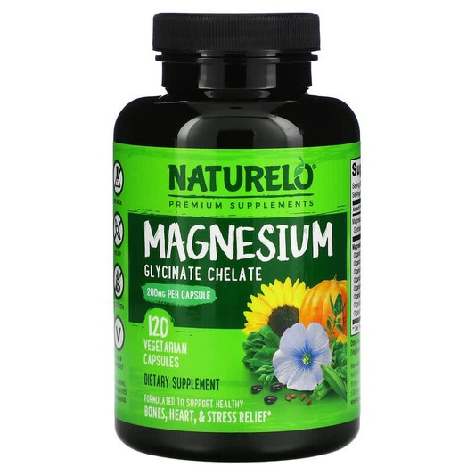 NATURELO | Magnesium Glycinate Chelate (120 capsules) | Shopee Malaysia